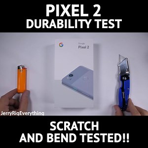 154K views · 1.3K reactions | The Pixel 2 has arrived on my desk. Which is probably the last place a cell phone wants to be. I will be performing a series of durability tests on this poor pixel. We will see what the 'kinda blue' color is made out of, and if the hybrid coating announced with the google pixel is metal or not. Customize your phone HERE: https://dbrand.com/reverse-panda Thanks to dbrand for sponsoring this video. | Jerry Rig Everything | Facebook