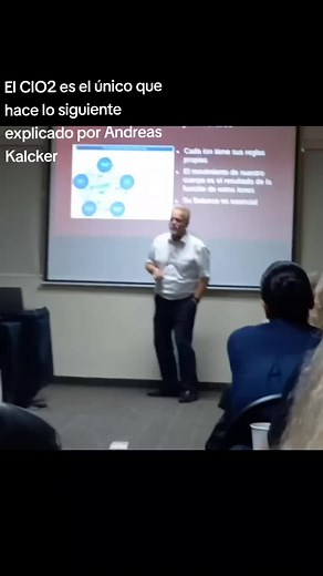 El ClO2 es el único que hace lo siguiente explicado por Andréas Kalcker