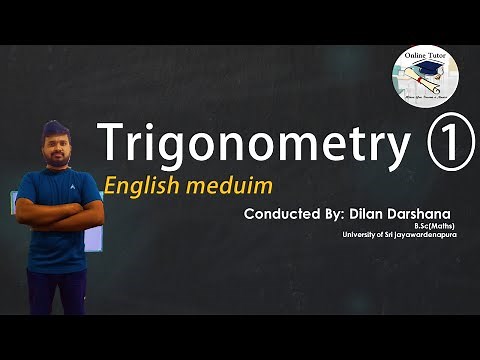 Combined Mathematics | Advanced Level Exam | English Medium | Trigonometry 01(A and B)