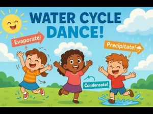 Water Cycle Song for Kids | Fun Dance & Learn with Evaporation, Condensation, Precipitation!