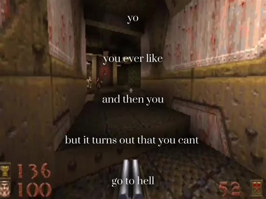 Quake is a 1996 first-person shooter by id Software that revolutionized the genre with its true 3D engine, popularizing online multiplayer, esports, and the client-server architecture. Set in a dark, medieval-fantasy world with Lovecraftian elements, the game featured fast-paced combat, innovative movement mechanics, and extensive modding support. Its impact was profound, influencing countless other games and establishing the foundation for modern first-person shooters and online gaming. #fyp #v