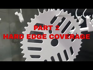 Powder Coating - How to coat over hard edges - Video #2