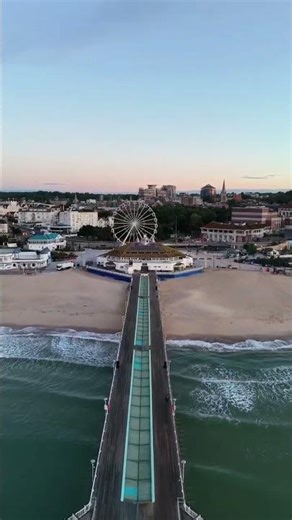 Flying Over Bournemouth Pier | Dorset Coast from the Air