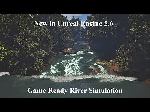 New in Unreal Engine 5.6 - Turn your Water Body River into a Game Ready Niagara 2D Fluid Simulation.