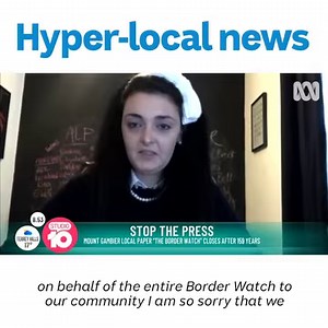 15K views · 269 reactions | Hyper-local regional news wins the day as independent papers enjoy community support. | Media Watch | Facebook