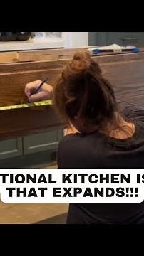 Expandable Kitchen Island Update + A Side Project!