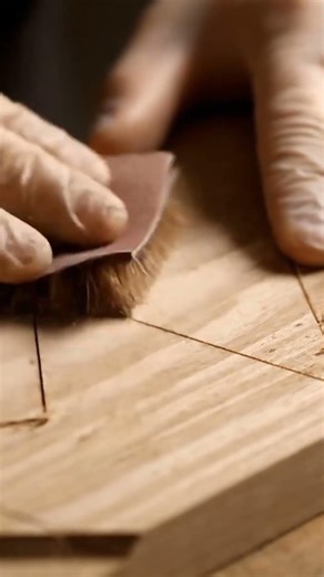 Soft sounds of chisel tapping and sanding, very satisfying and relaxing