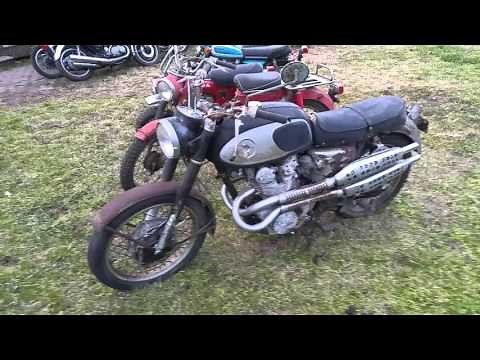 This week's old motorcycle vintage barn finds at Tired Iron Classics Benson NC
