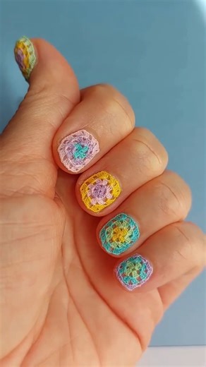 etsy on Instagram: "Has my crochet obsession gone too far, or not far enough? 勞 Nails from Etsy shop MicroCrochetArt"
