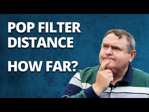Correct Mic Pop Filter Distance to Improve Audio Recordings