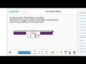 Part-whole Bar Model – Division