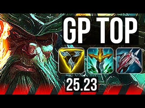 GANGPLANK vs AMBESSA (TOP) | Rank 5 GP, 6/3/13, 500+ games | KR Challenger | 25.23
