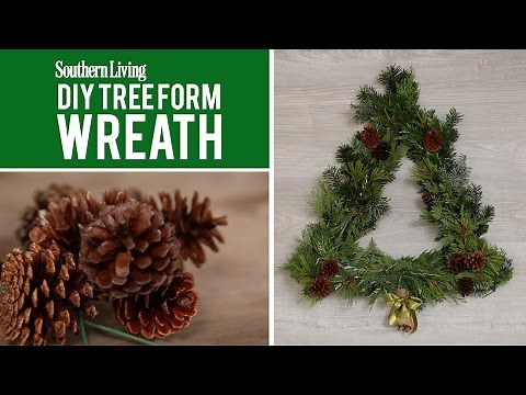 Make a Tree Form Wreath | Southern Living