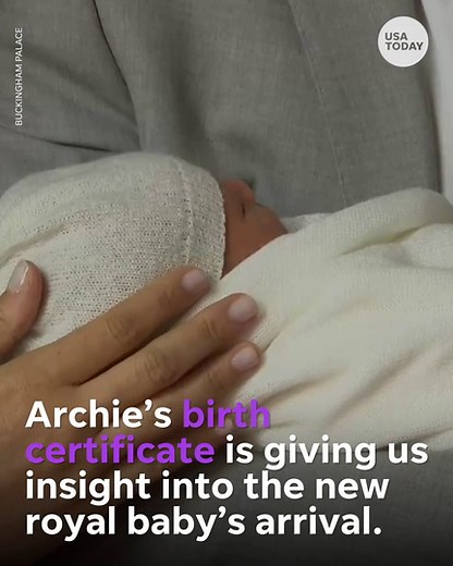 Royal baby Archie's birth certificate solves mystery of birth location