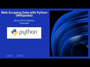 How to Web-Scrape Data with Python | Pandas (in under 2.5 minutes)