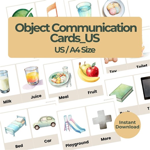 Printable PECS Communication Cards for Autism and Nonverbal Kids - Etsy Australia