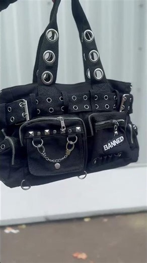 Banned Sweet Revenge Y2K Punk Emo Goth Style Bag