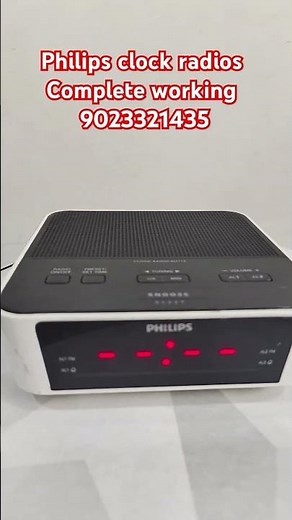 Philips clock radios Complete working 9023321435
