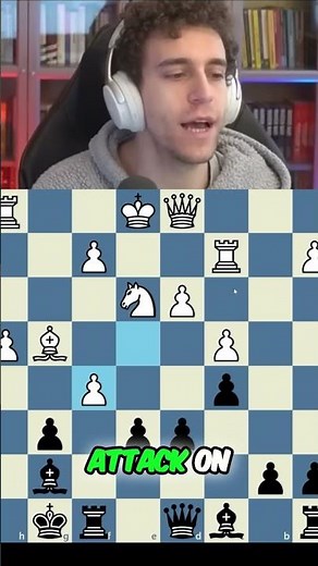 Daniel Naroditsky explaining attacking in Chess