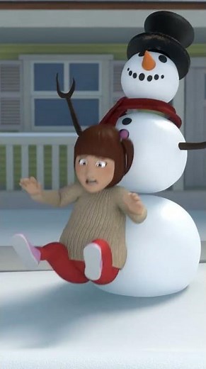 Snow Problem! 🤭 Arpo #kids Cartoons #shorts