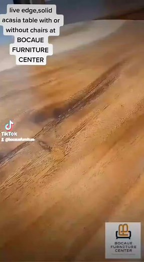 2.6K views · 15 reactions | live edge solid wood dining | Bocaue Furniture Center | Facebook
