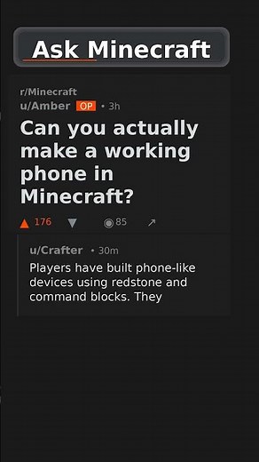 Can you actually make a working phone in Minecraft? #minecraftshorts
