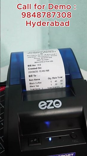 EZO Thermal Printer | Ezo Billing Software | #ezo #ezoprinter #ezobilling