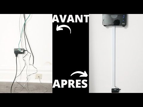 COMMENT CACHER FACILEMENT LES CÂBLES TV ET ELECTRIQUE-Stanstan DIY