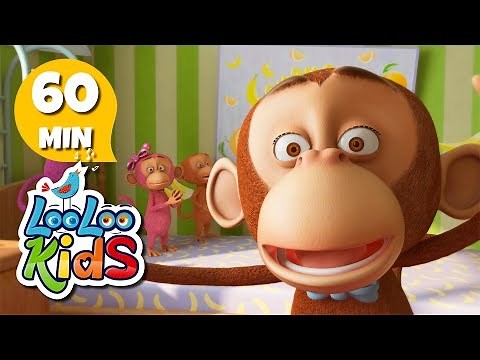 Five Little Monkeys - S1EP29 Fun and Play MIX - LooLoo Kids Songs for Kids