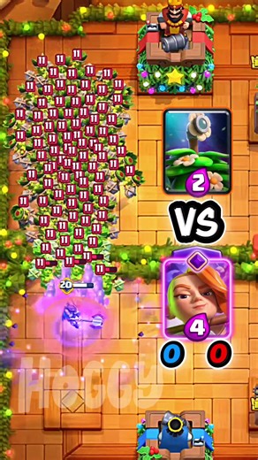 Level 20 Cards Challenge Against 100 Bush Goblins