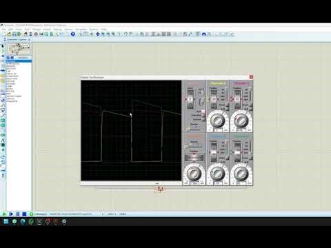 Proteus Simulasi Flyback Converter 12 to 220