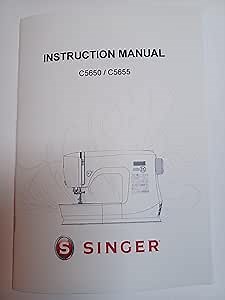 Singer C5650 Sewing Machine Manual (Also C5655), White