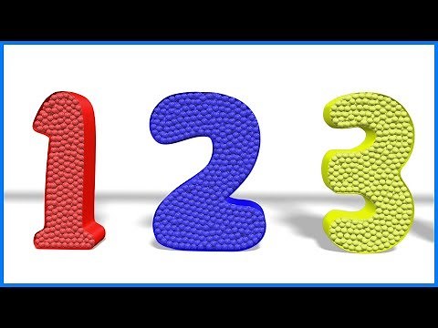 Learn Numbers With Balls | Counting Numbers For Kids And Children | Teddy & Timmy Poems For Kids