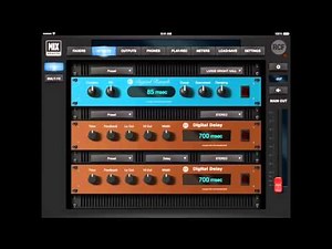 RCF M Series M18 Digital Mixer - Detailed Software Overview