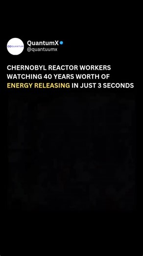 QuantumX | ​IN THREE SECONDS, CHERNOBYL UNLEASHED DECADES OF ENERGY 💥 ​April 26, 1986. 1:23 AM. Three seconds changed nuclear history forever. ​The... | Instagram