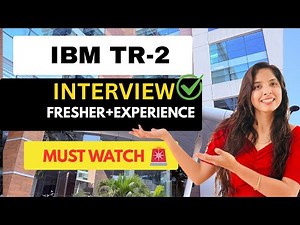 💼 IBM TR-2 Interview Experience 2025 (For Freshers 0-3 Years) | Real Questions & Tips 🔥