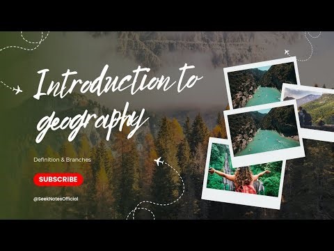 Geography & It's branches 🌎🪾 Easy & Simple #study #students #2059 #olevel