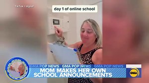 Mom’s daily remote learning announcements for teenage son is taking over TikTok