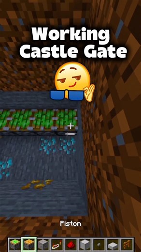 Minecraft Working Castle Gate 😎