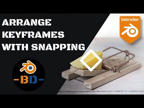 How to SNAP Keyframes in Blender | #BDQuickTips