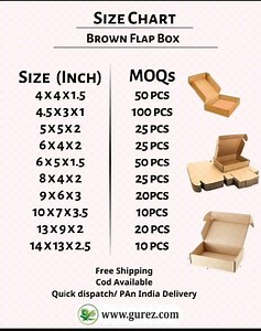 1.1K views · 242 reactions |  India’s Best Deal on Brown Flap Boxes...