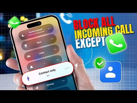 How to Block Numbers That Are NOT in Contacts on iPhone | Block All Calls Except Contacts on iPhone