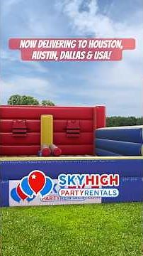 Bungee Run & Joust Game | 2-in-1 Inflatable Challenge for Competitive Fun Across Texas