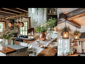 Rustic Kitchen & Dining Touches | Farmhouse Decor Ideas to Brighten Your Summer Cooking Space