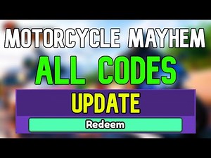 New Motorcycle Mayhem Codes | Roblox Motorcycle Mayhem Codes (January 2024)
