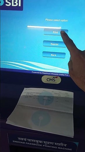 SBI Passbook Print Kaise Kare | How To Use SBI Passbook Printing machine | SBI Passbook