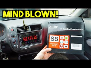 ATOTO S8 Premium Install and Overview | Android 10 Tablet in Your Car (1999-2000 Civic)