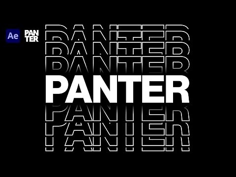 Stacking Text Effect in After Effects