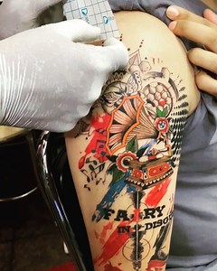 The best tattoo after care ever made! Thanks to Dermalize PRO for making our tattoos healed perfectly and protected from bacteria and infection. #protectyourart #sachintattooz #davangere | Sachin tattoos art gallery