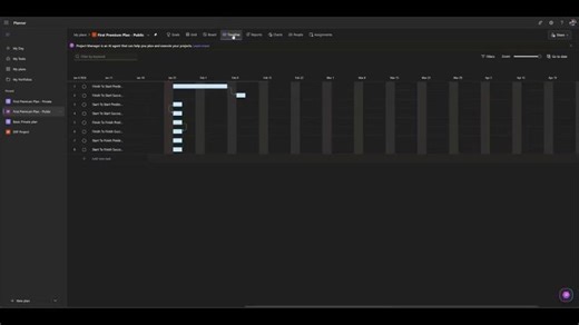 13. Task dependencies in Microsoft Premium Plan | Nenad Trajkovski